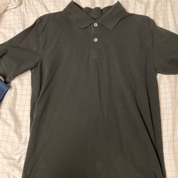 Faded Glory | Shirts | Black Red Polo | Poshmark